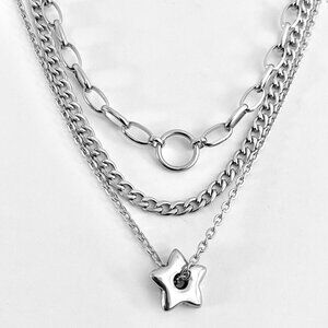 RM JEWELRY STUDIO | Jewelry | New 3 Necklaces Layered Set Nontarnish ...